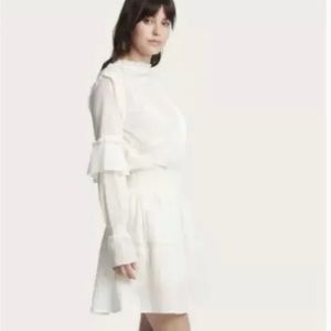 Frye | Dresses | Frye Ally White Cotton Crochet Eyelet Dress | Poshmark